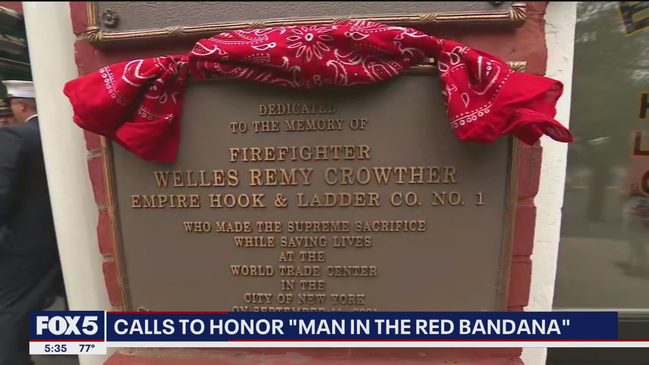 Push grows to honor 9/11 hero ‘man in the red bandanna’ with nation’s ...
