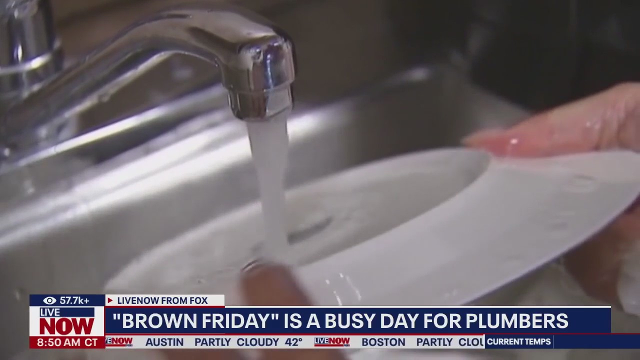 "Brown Friday" is a busy day for plumbers | LiveNOW from FOX