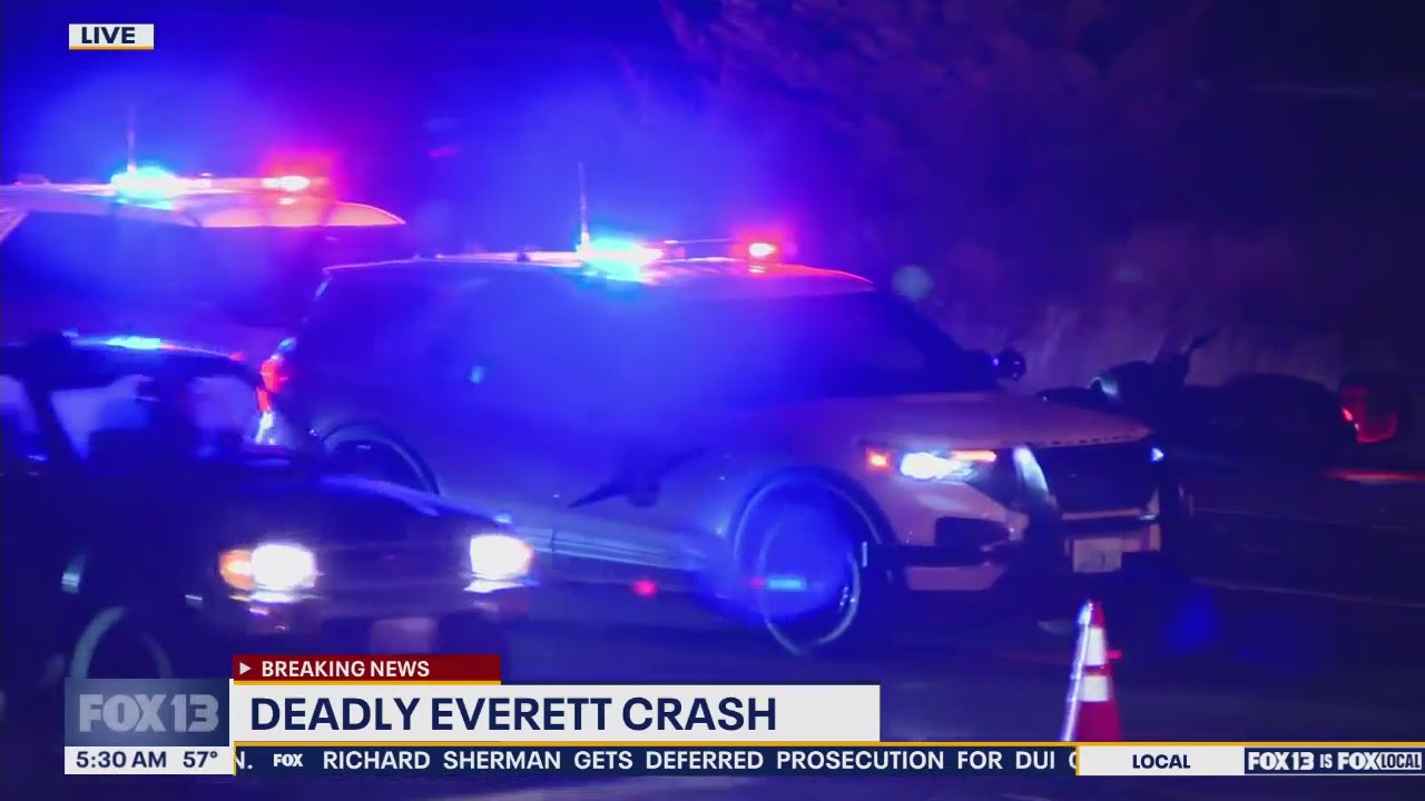 Deadly crash on I-5 in Everett | FOX 13 Seattle