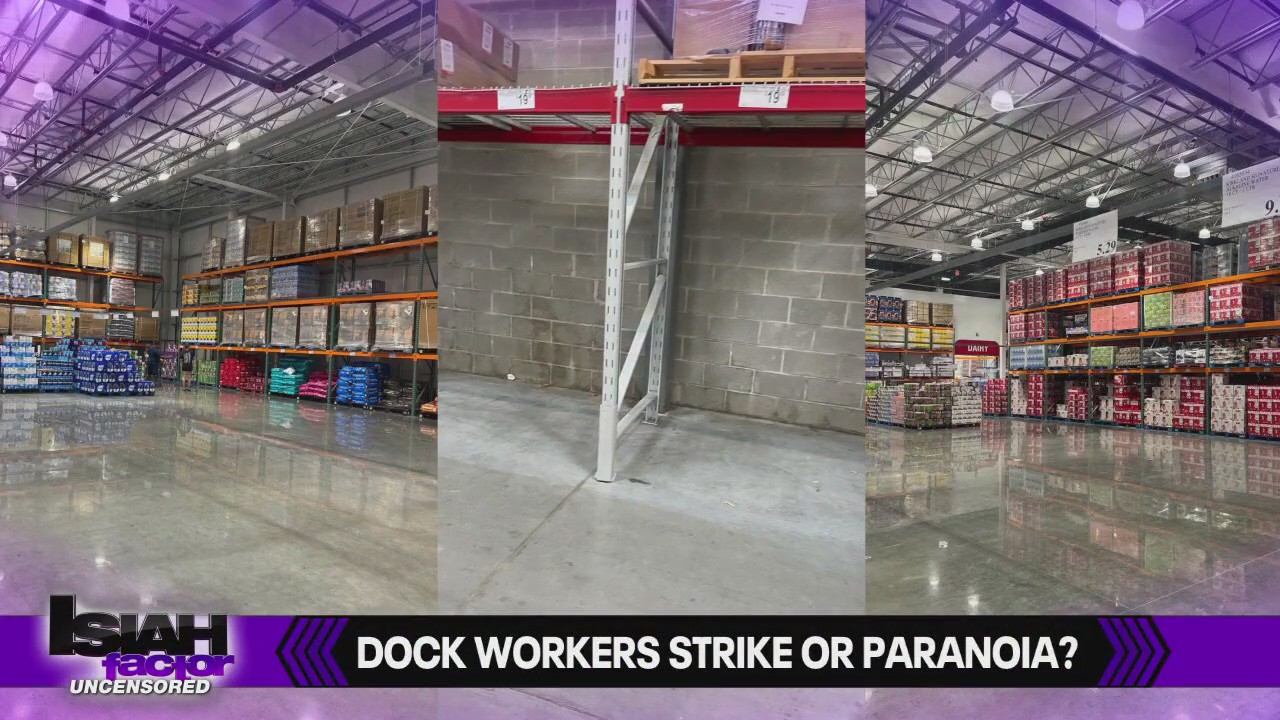 Buyer panic? Empty shelves spotted at stores following dockworkers ...