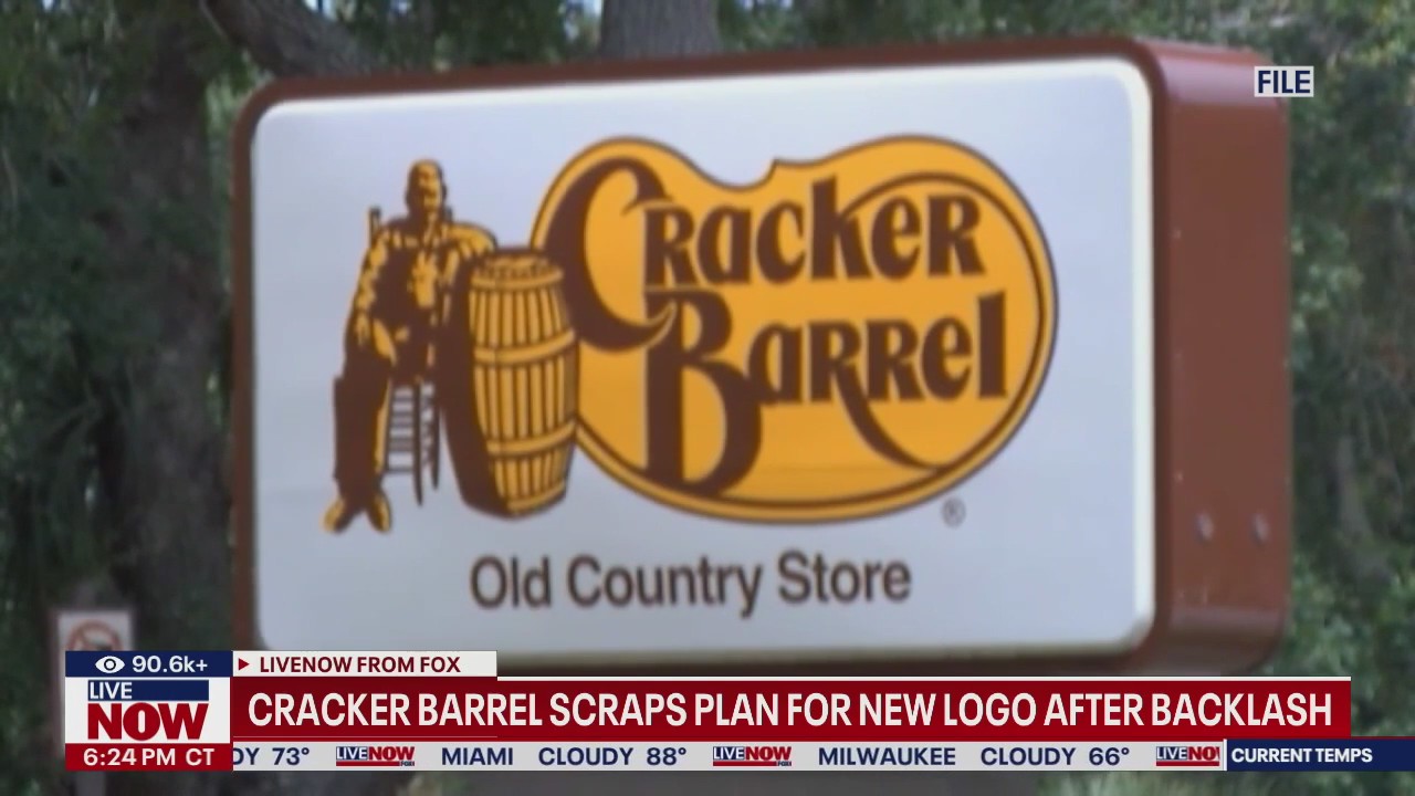 Cracker Barrel scraps new logo design, keeps 'Old Timer' after listening to customers | LiveNOW ...