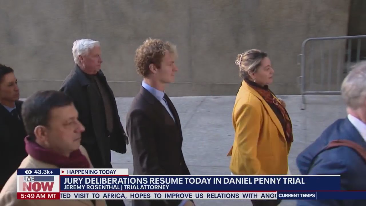 Daniel Penny jury deliberations resume | LiveNOW from FOX