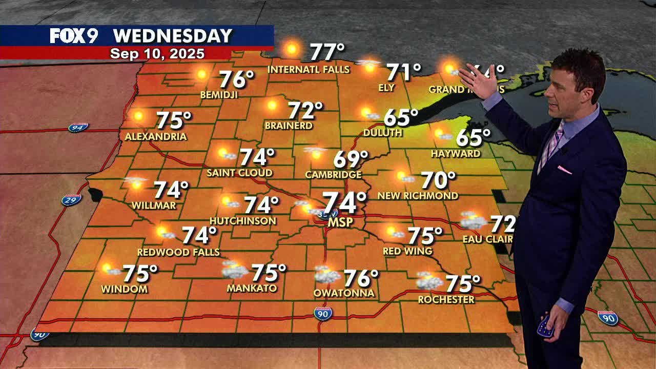 Minnesota weather: Morning fog clears for afternoon sun, seasonable temps Wednesday | FOX 9 ...