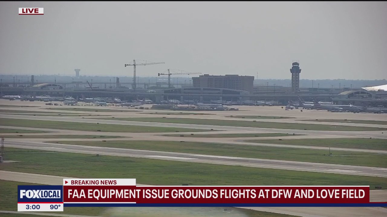 Flights grounded at DFW, Love Field | FOX 4 Dallas-Fort Worth