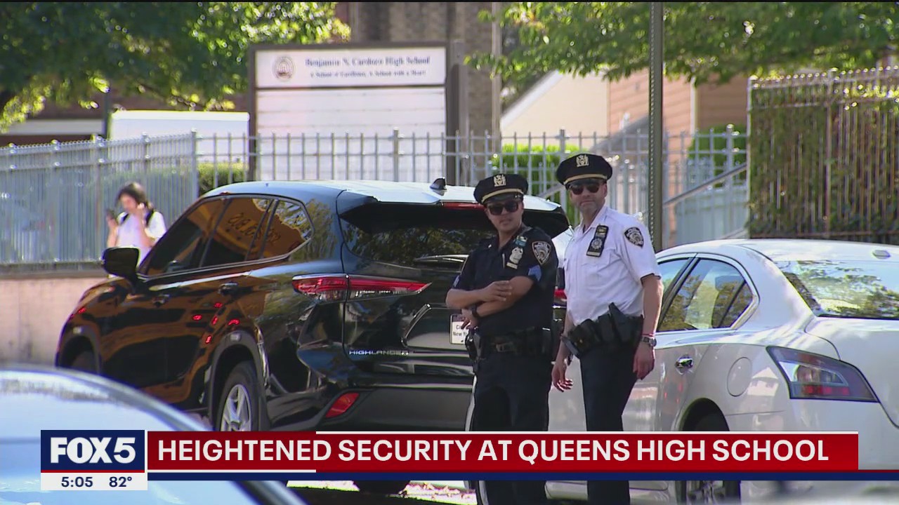 Heightened security at Queens high school post social media threat ...