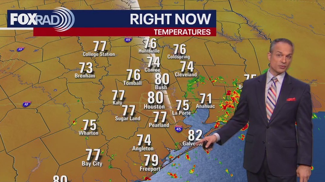Houston weather: Humid with scattered rain on Monday | FOX 26 Houston