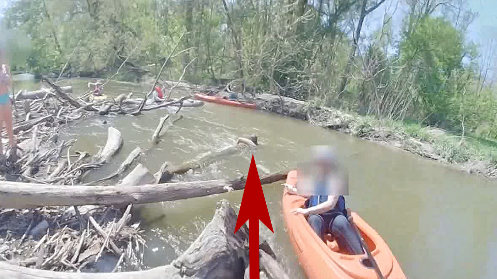 Kayak capsizes on Clinton River, Sterling Heights officer rescues ...
