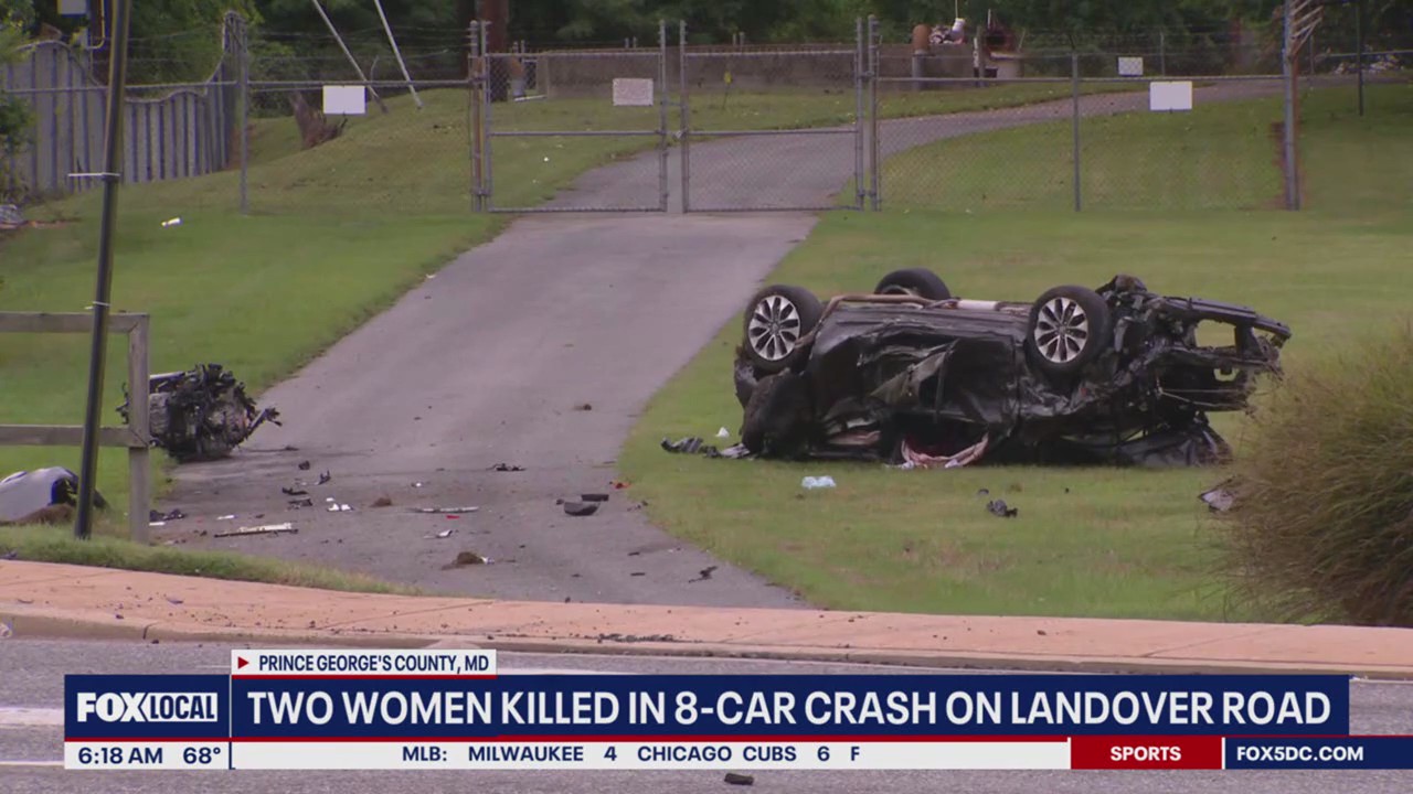 Police identify 2 killed in multi-vehicle crash in Prince George’s County | FOX 5 DC