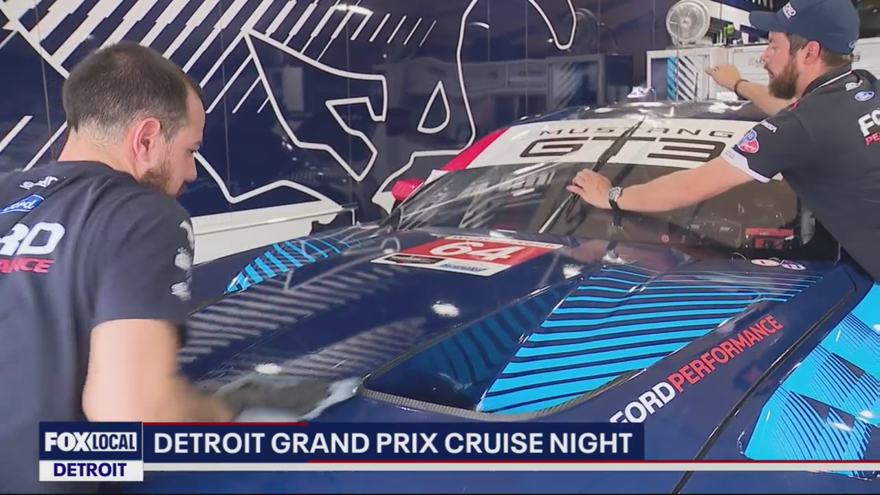 Mustang GT3 driver Seb Priaulx talks Detroit's racing course | FOX 2 ...