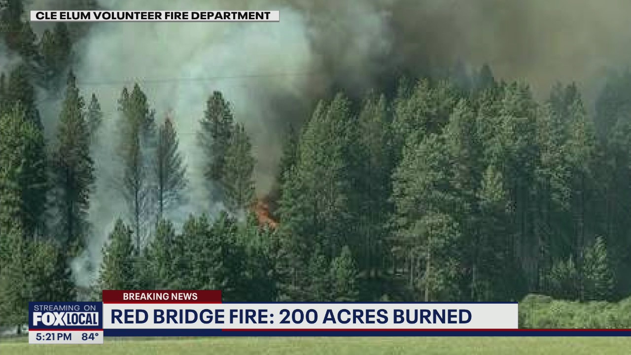 Evacuation orders as Red Bridge fire burns in Cle Elum, WA | FOX 13 Seattle