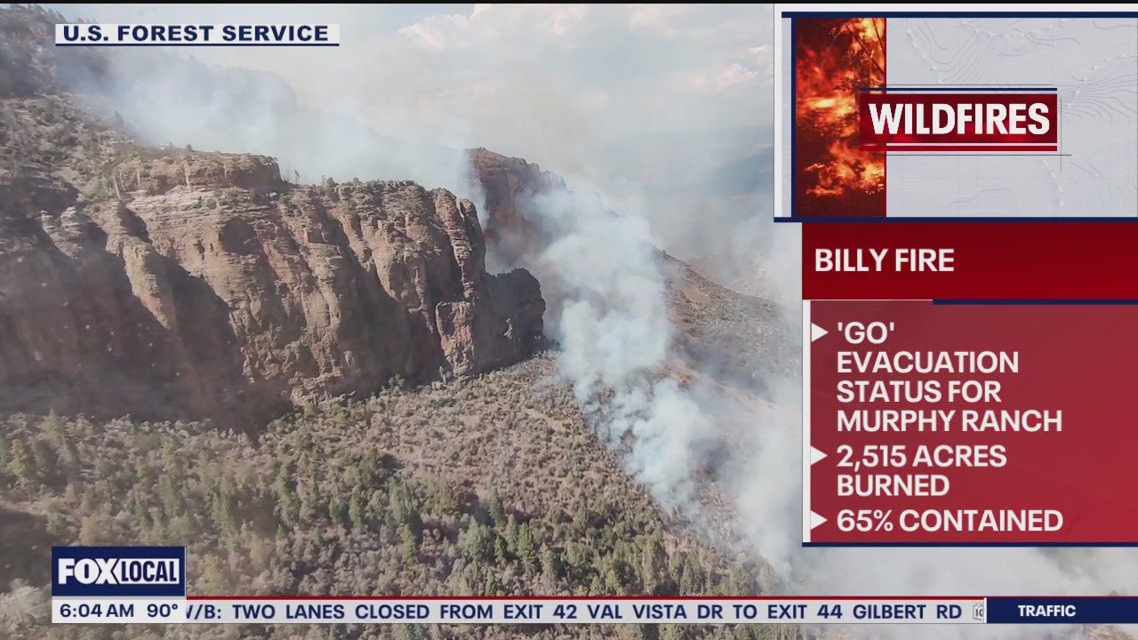 Billy Fire: Murphy Ranch residents ordered to evacuate | FOX 10 Phoenix