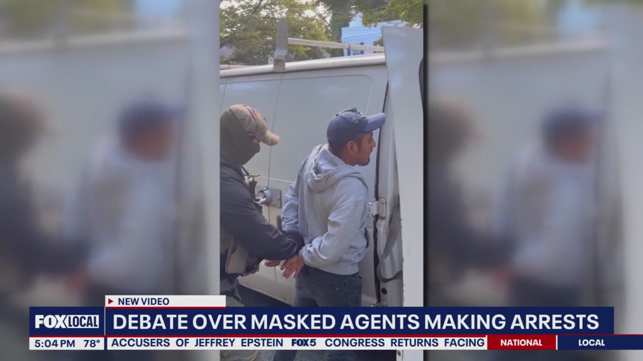 Video shows masked federal agents making arrest in DC | FOX 5 DC