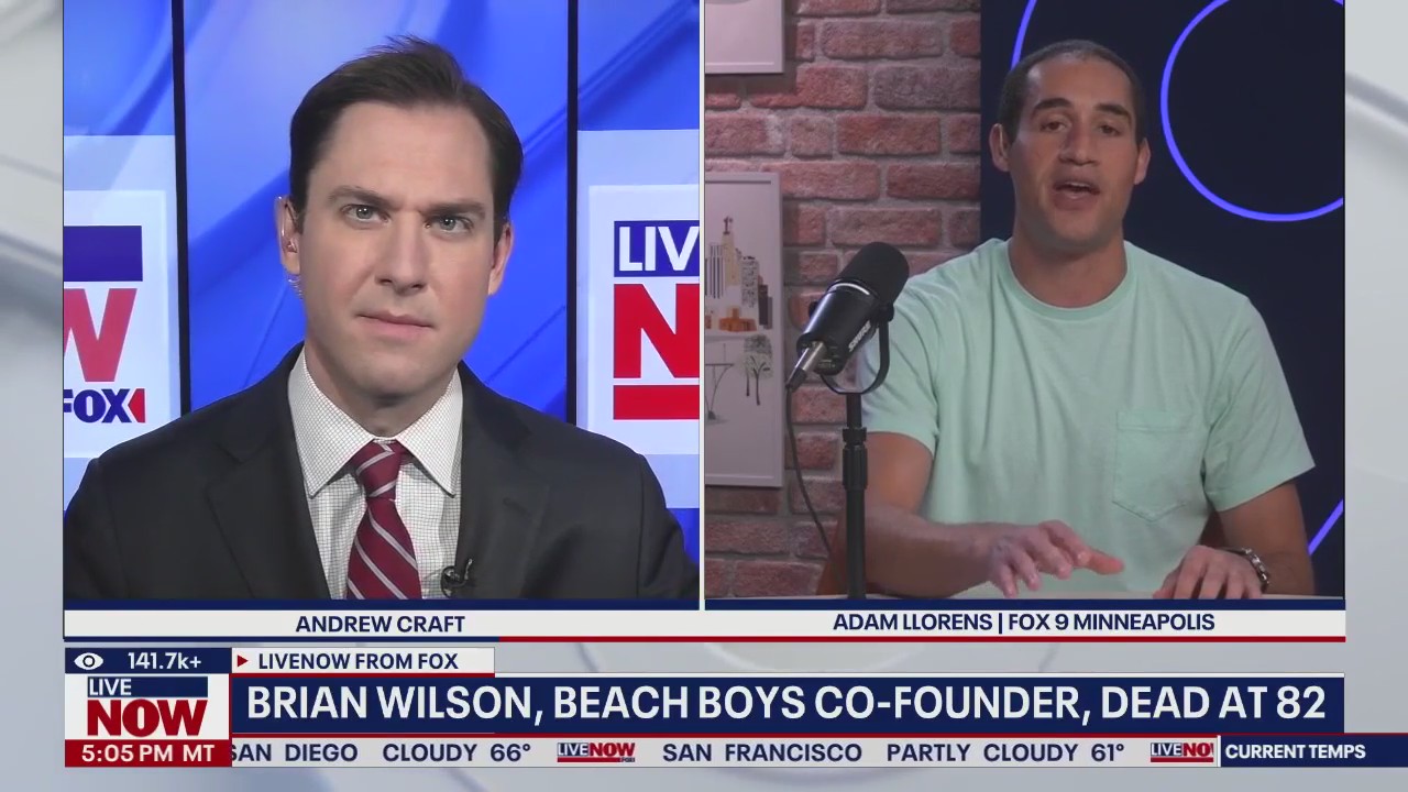 'Beach Boys’ co-founder Brian Wilson, dies at 82 | LiveNOW from FOX