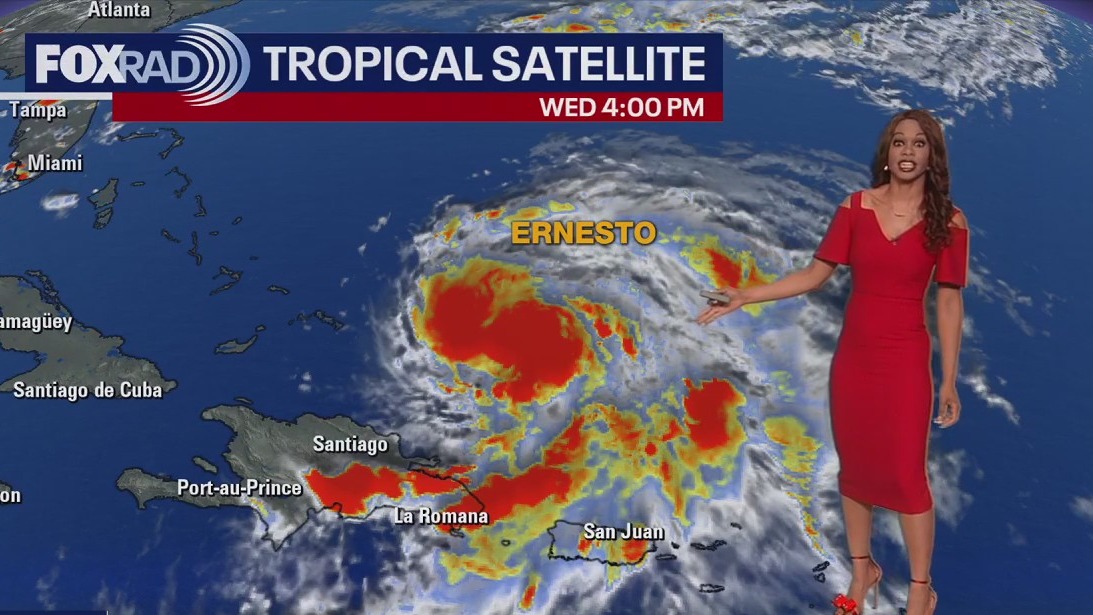 Tropical update: Ernesto moves from Puerto Rico | FOX 26 Houston
