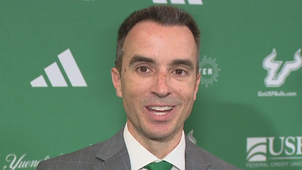 USF introduces lifelong Bull Rob Higgins as the CEO of Athletics | FOX ...