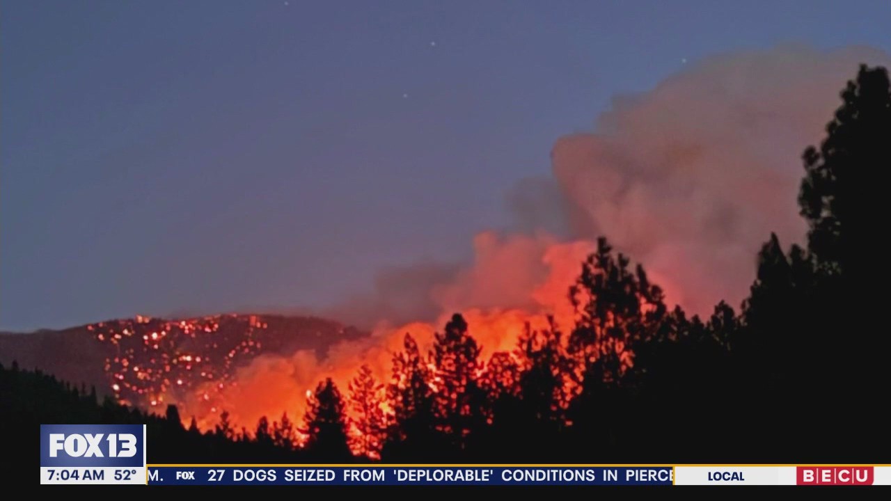 Evacuation zones expand due to wildfires in Chelan County, WA | FOX 13 Seattle