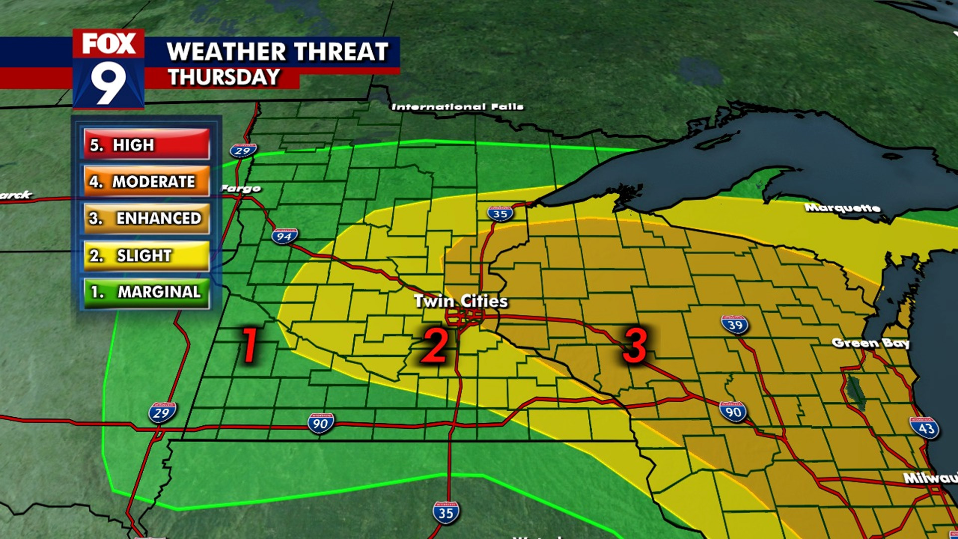MN weather: Severe storm threats Thursday | FOX 9 Minneapolis-St. Paul