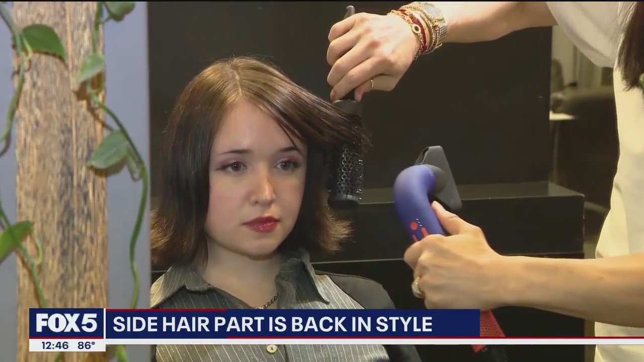 The side part hair trend is back | FOX 5 New York