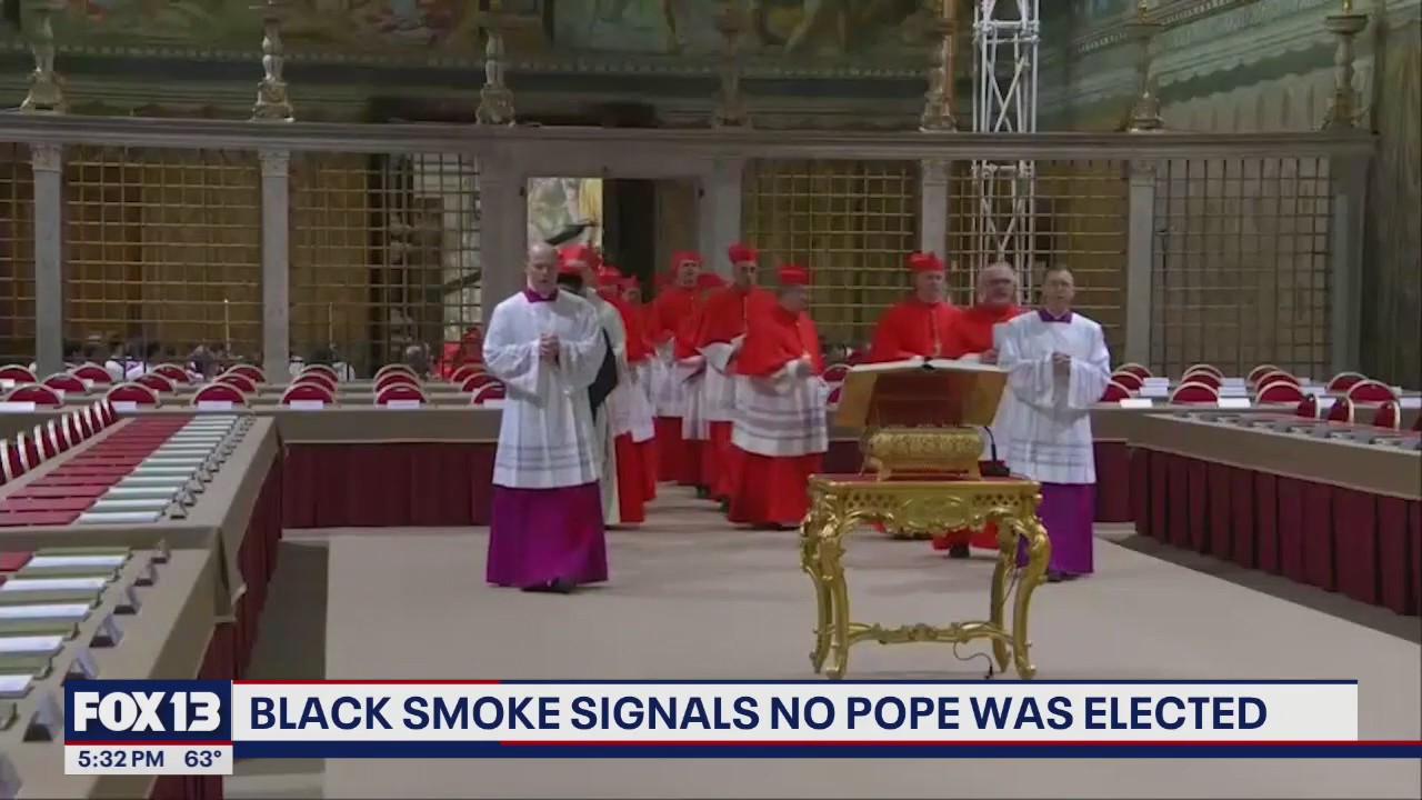 No new pope elected on Day 1 of Conclave | FOX 13 Seattle
