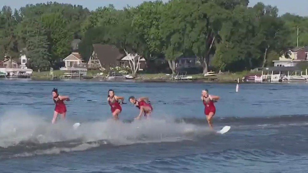 The Muskego Water Bugs perform free water ski shows during the summer ...