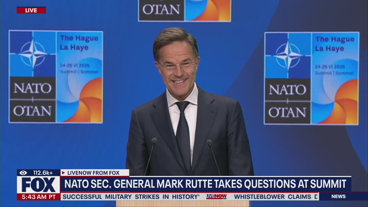 Rutte asked about Trump: "You called him 'daddy'" | LiveNOW from FOX