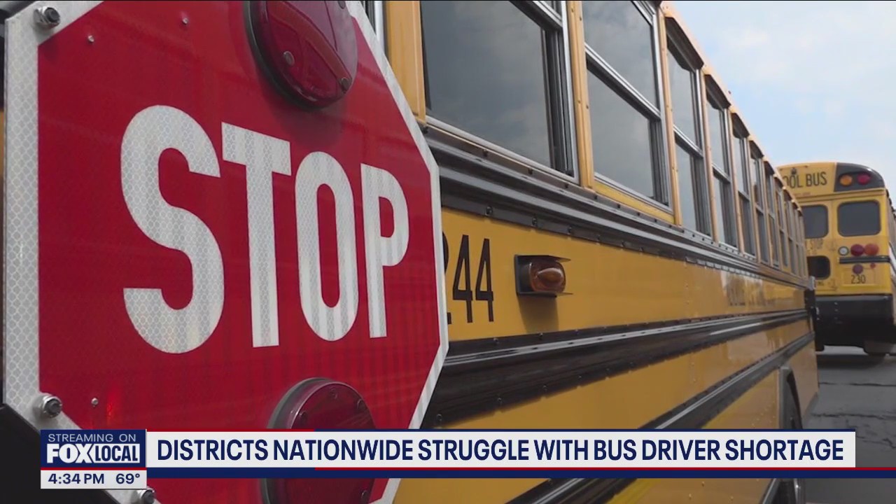 Districts nationwide struggle with bus driver shortage | FOX 13 Seattle