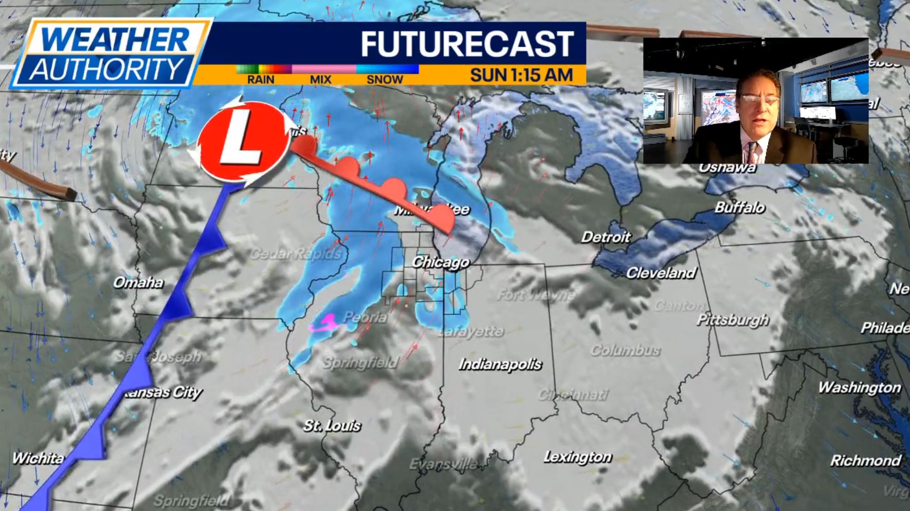 Chicago weather: After dry Saturday, freezing drizzle possible Sunday ...