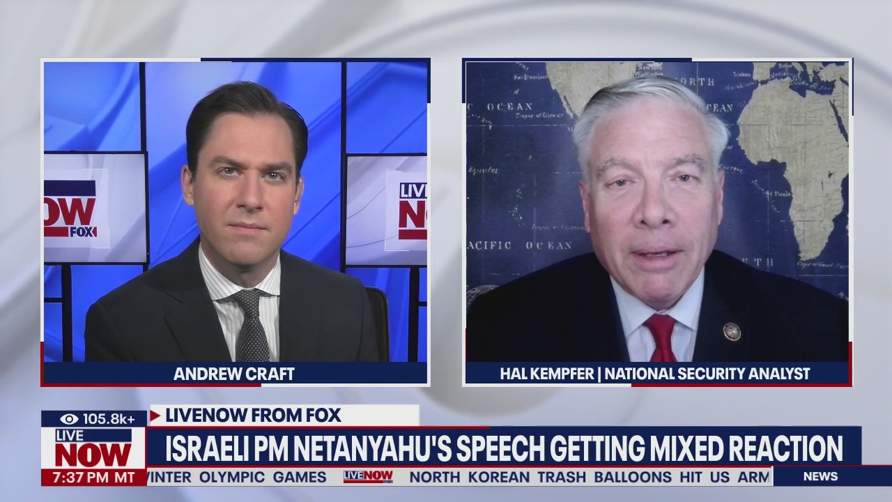 Netanyahu's speech getting mixed reaction | LiveNOW from FOX