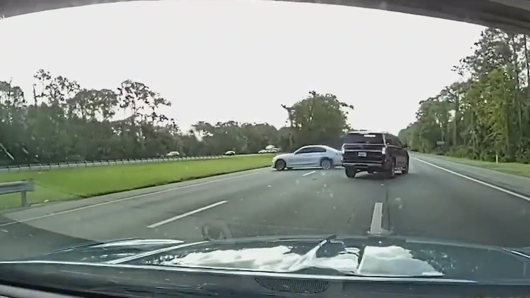 Florida sheriff ends 118 mph I-95 chase with PIT maneuver, driver arrested | FOX 35 Orlando