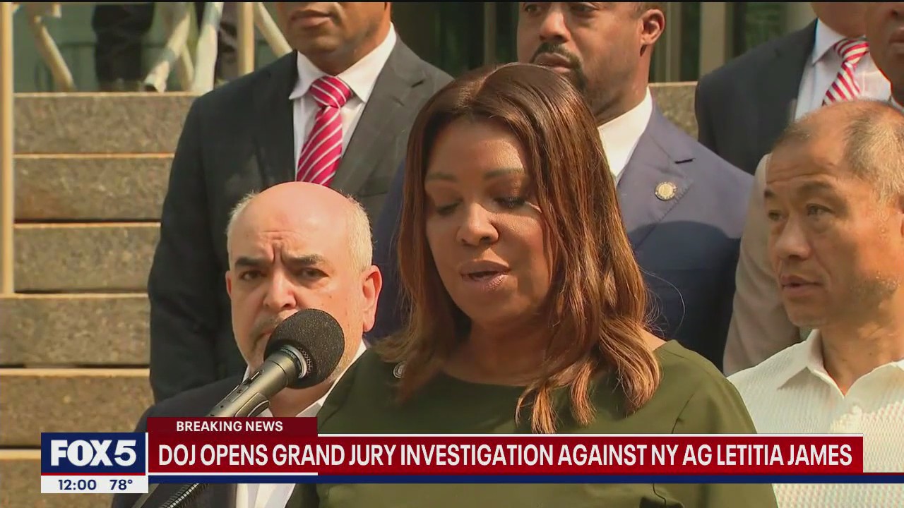 DOJ opens grand jury investigation into NY AG Letitia James | FOX 5 New York