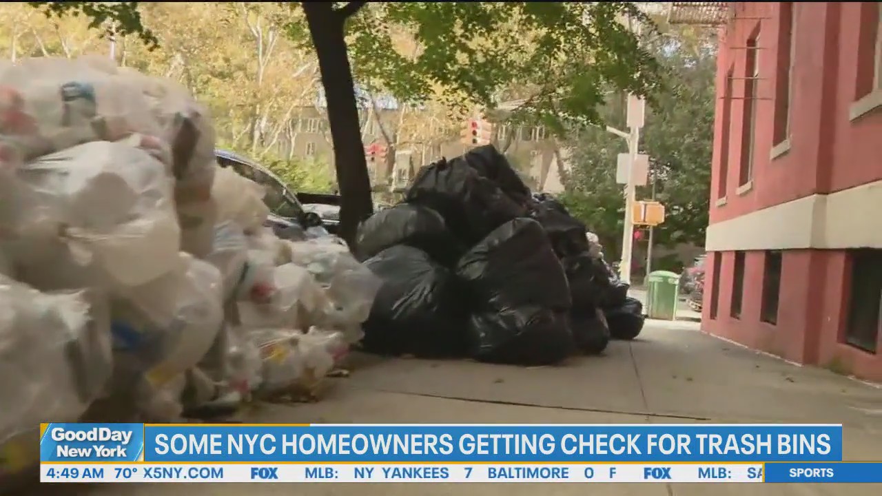 Certain NYC homeowners getting checks for trash bins | FOX 5 New York