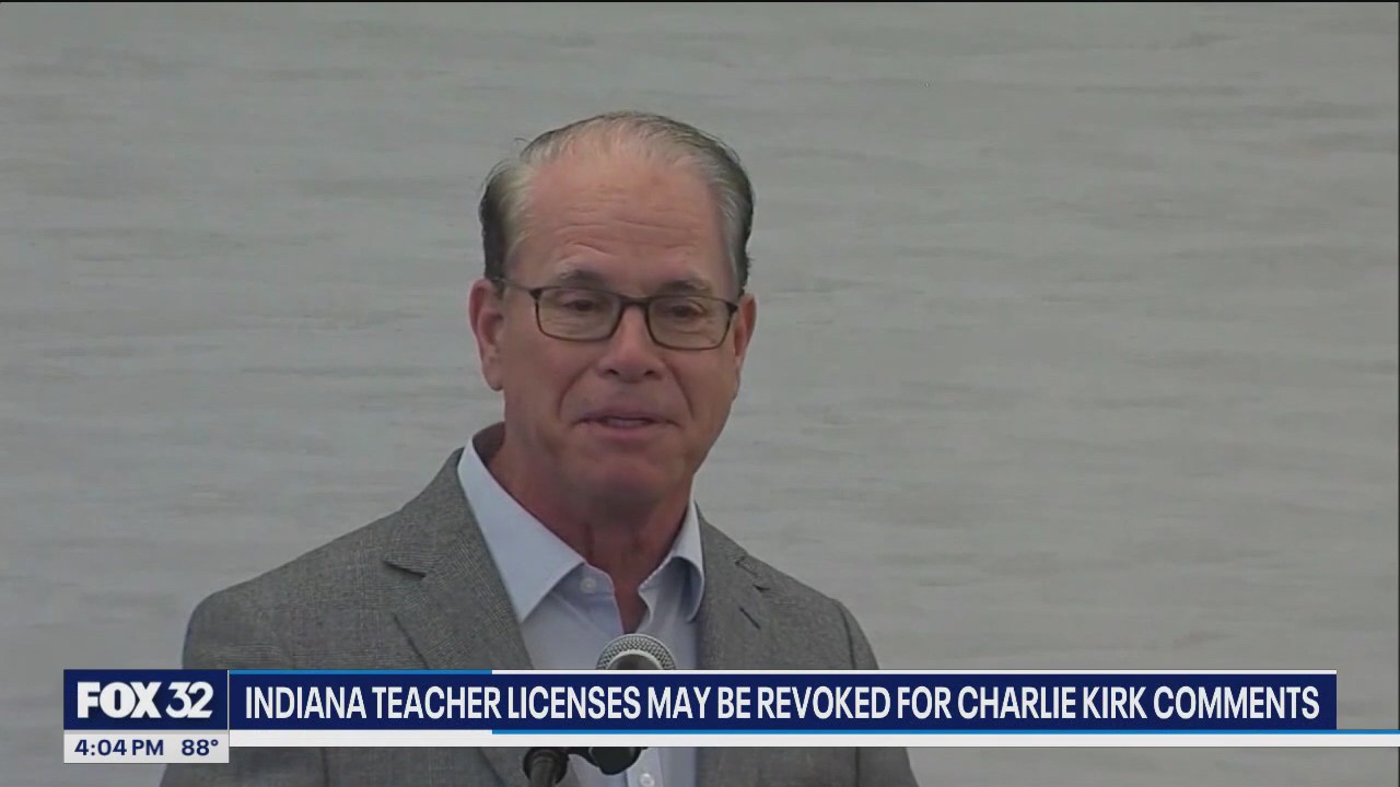 Indiana governor says teacher licenses may be revoked for Charlie Kirk ...