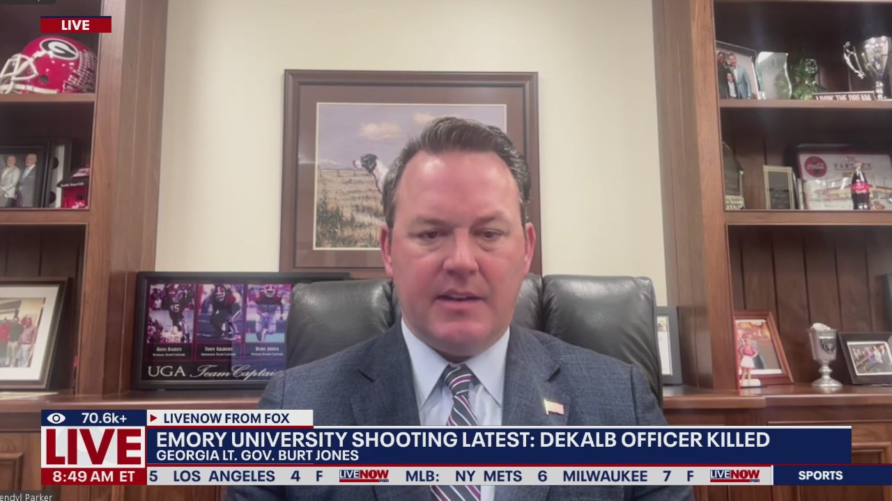 GA Lt. Gov Jones on Emory Univ. shooting | LiveNOW from FOX