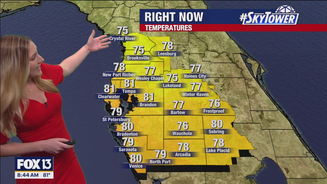 Tampa weather | Rain expected late Sunday night | FOX 13 Tampa Bay