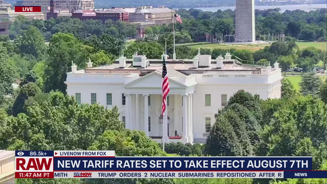 New tariff rates set to take effect August 7th | LiveNOW from FOX
