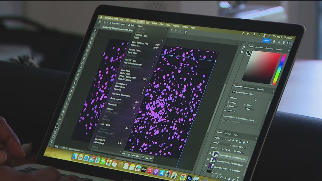 Bay Area artist meshes painting, computer programming to create ...