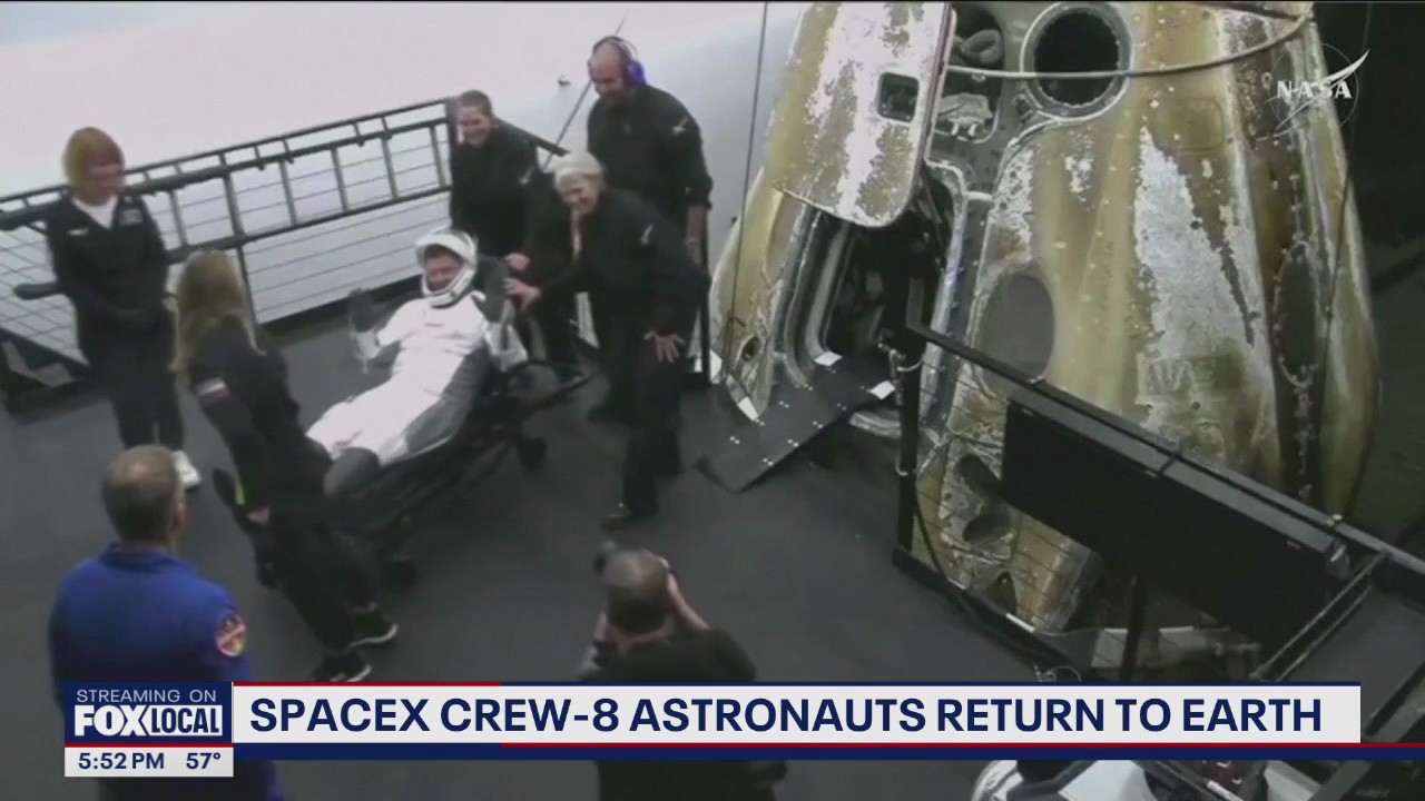 SpaceX Crew-8 astronauts return to Earth | FOX 13 Seattle