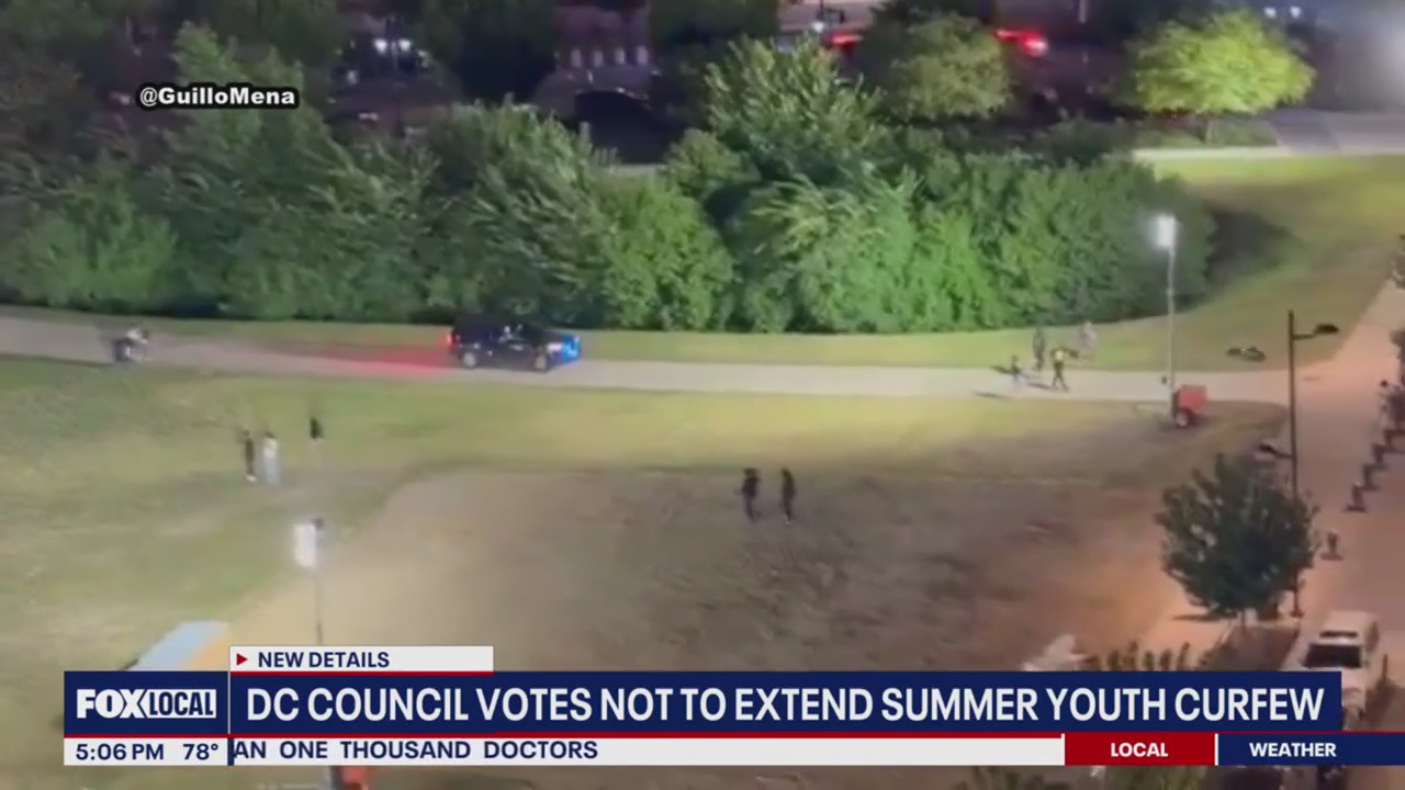 DC Council votes down extension of city’s summer youth curfew | FOX 5 DC