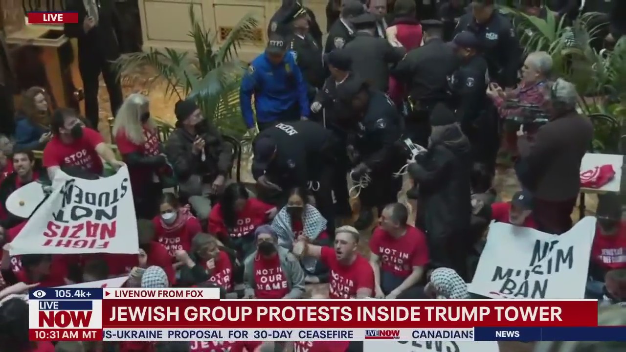 BREAKING: Protesters storm Trump Tower | LiveNOW from FOX
