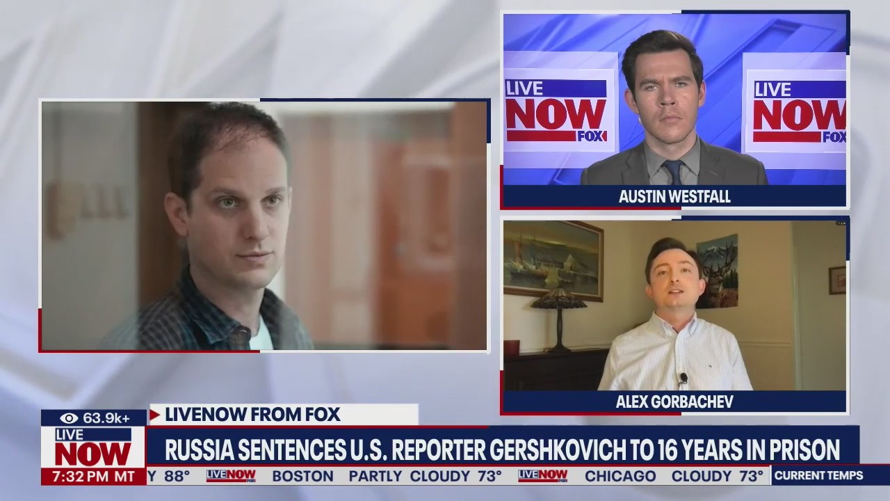 Russian court sentences Evan Gershkovich | LiveNOW from FOX