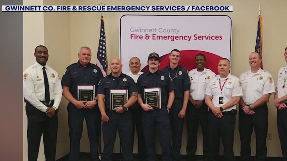 Gwinnett fire and rescue honored | FOX 5 Atlanta