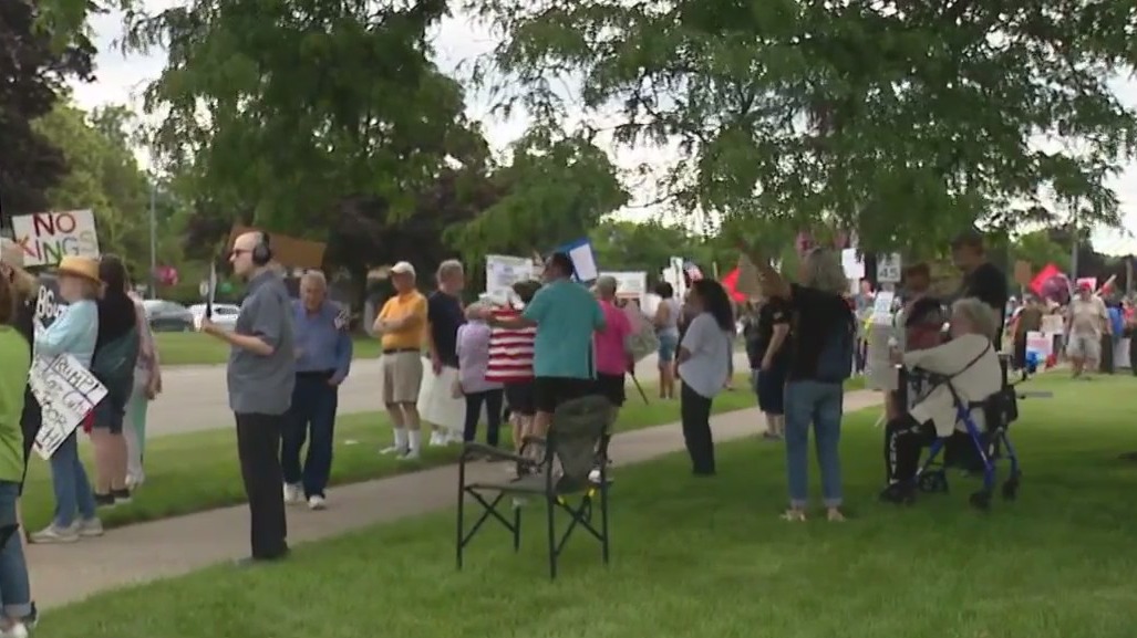 Demonstrators gather for John Lewis Day of Action Protest | FOX 2 Detroit