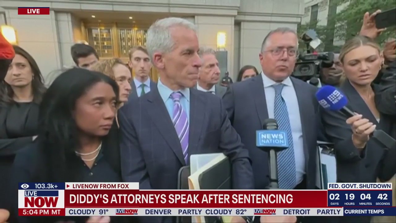 Diddy's attorneys speak after sentencing | LiveNOW from FOX