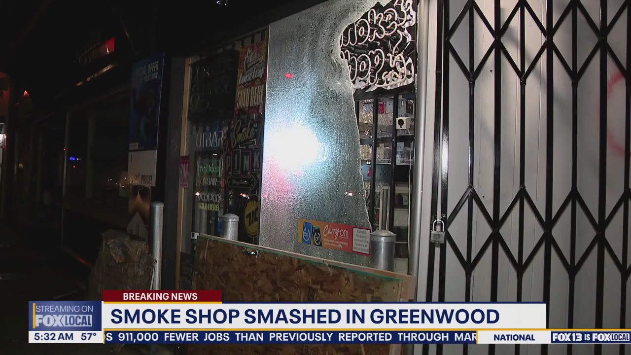 Seattle smoke shop hit again this week | FOX 13 Seattle