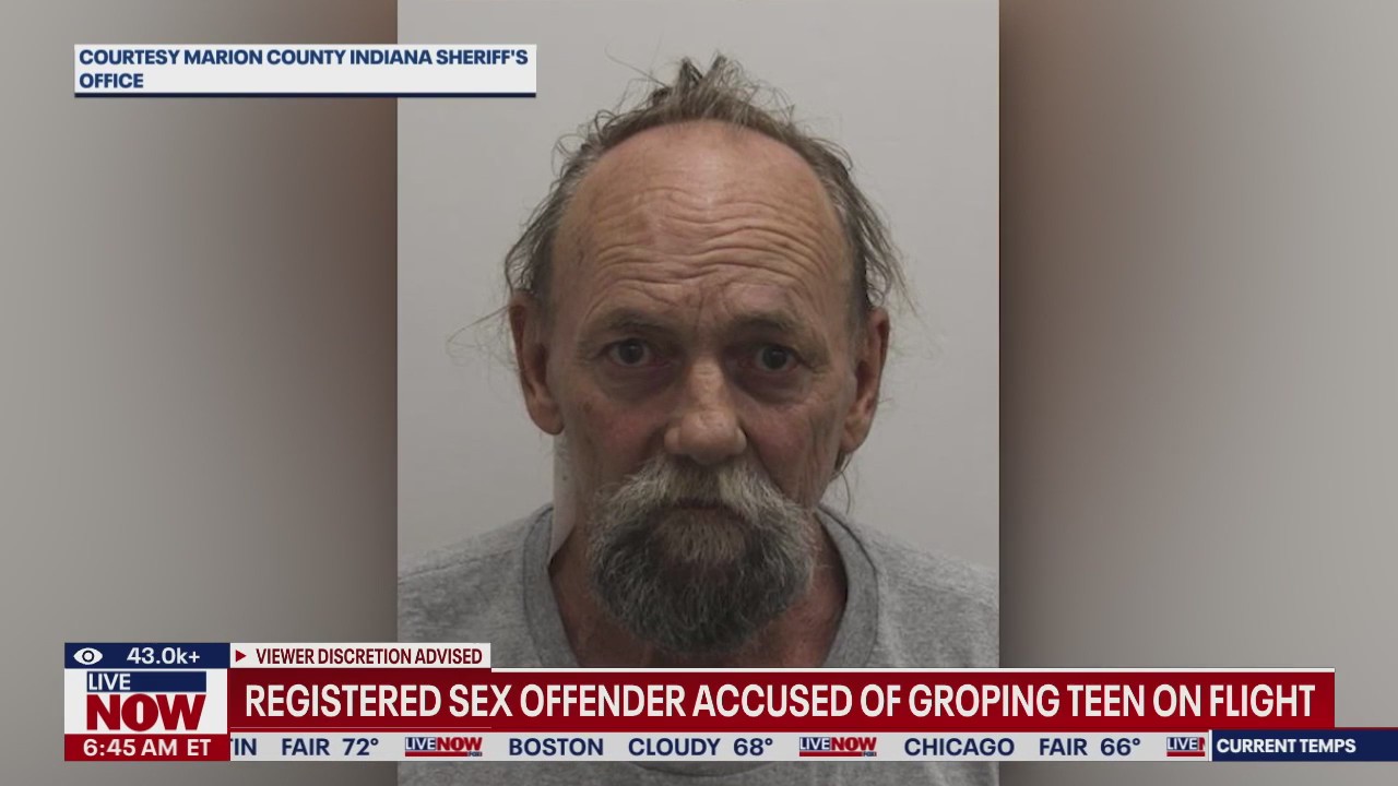 Sex offender accused of groping teen on flight | LiveNOW from FOX