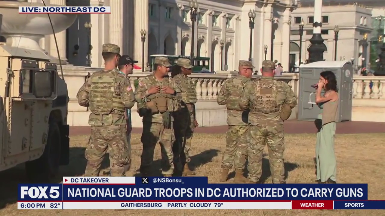 Hegseth approves up to 2,000 National Guard troops to carry weapons in ...
