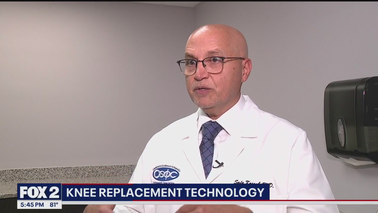 Augmented reality tech used with new knee replacement technique | FOX 2 ...