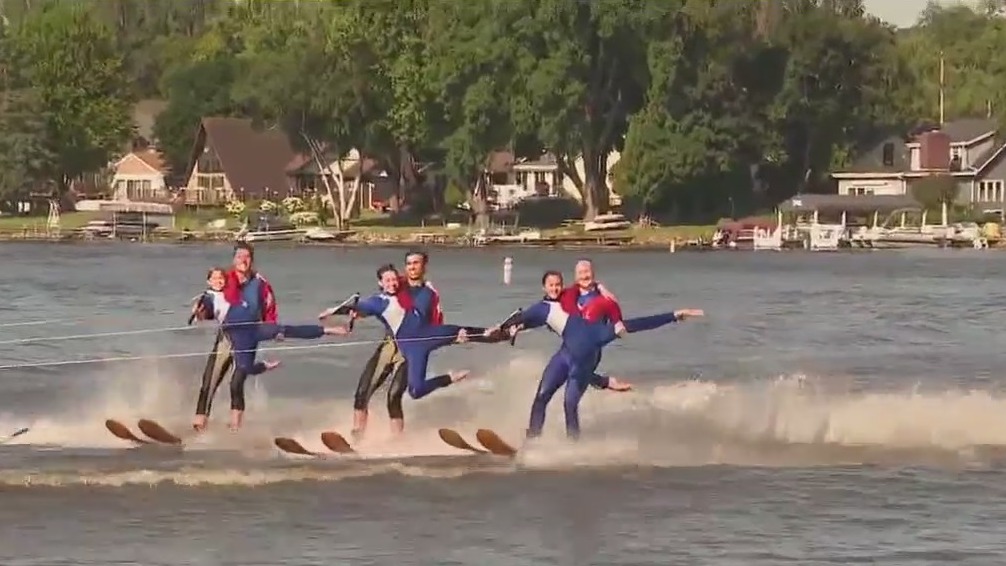 The Muskego Water Bugs perform free water ski shows during the summer ...