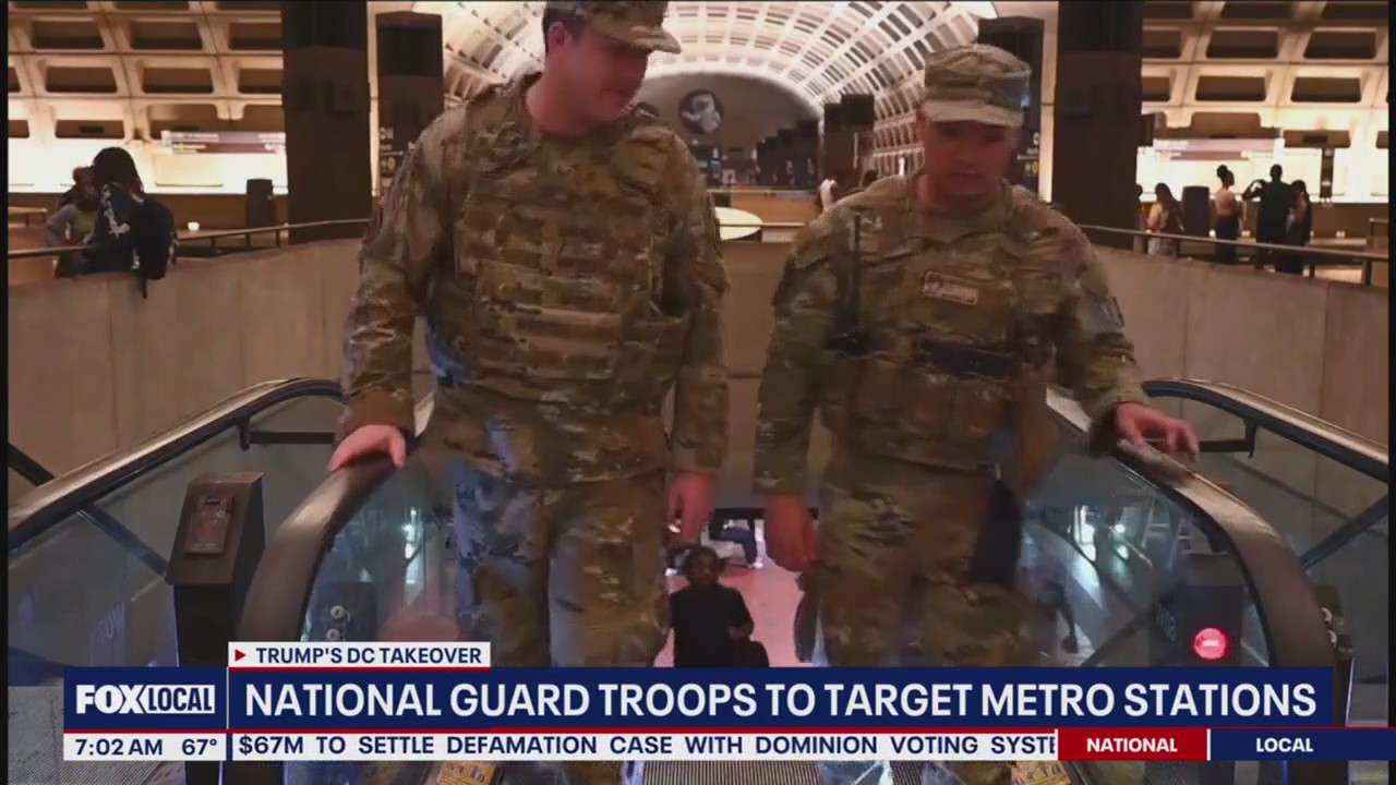 National Guard expands patrols to DC Metro stations amid crime crackdown | FOX 5 DC