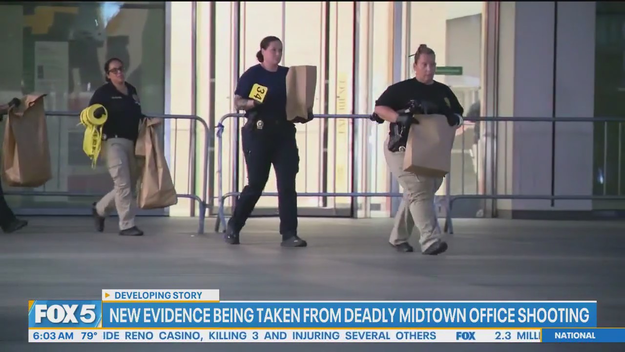 New evidence being taken from deadly Midtown office shooting | FOX 5 ...